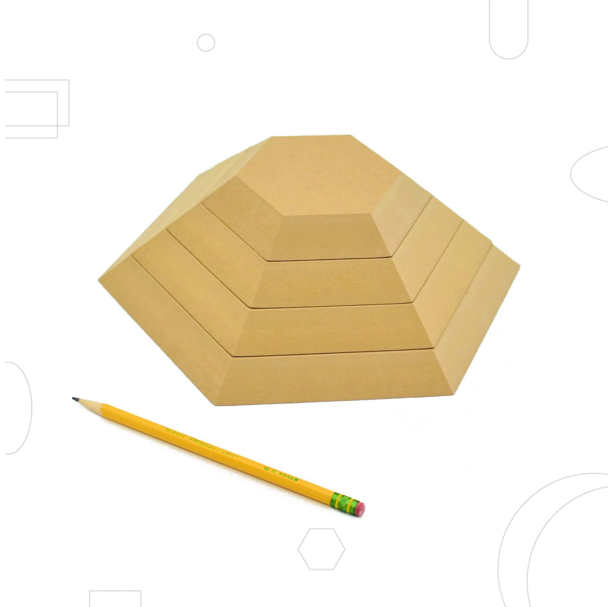 GR Pottery Forms - Hex Stack — Cornell Studio Supply